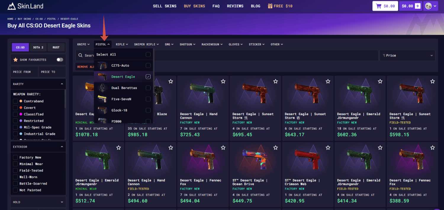 CS2 Sticker Search - How to Look for Guns With a Specific Sticker?