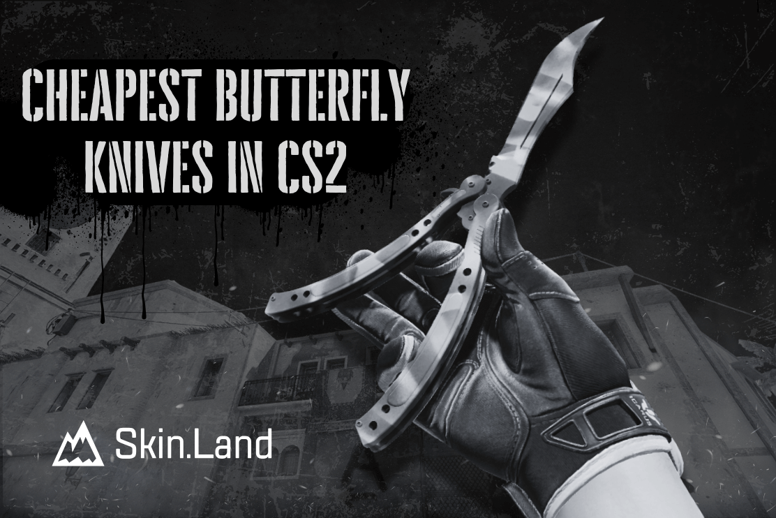 Skins de cuchillos mariposa más baratos en CS:GO y CS2 en 2025