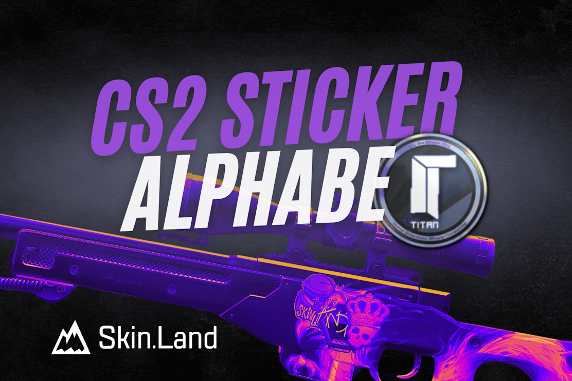CS2 Sticker Alphabet - All Stickers with Letters