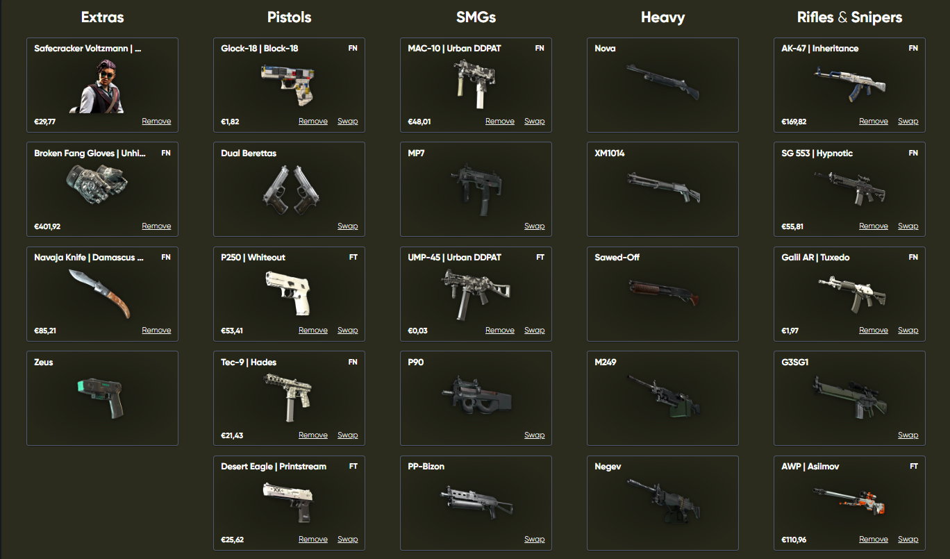 Best CS:GO and CS2 White Loadout in 2025 for T or CT