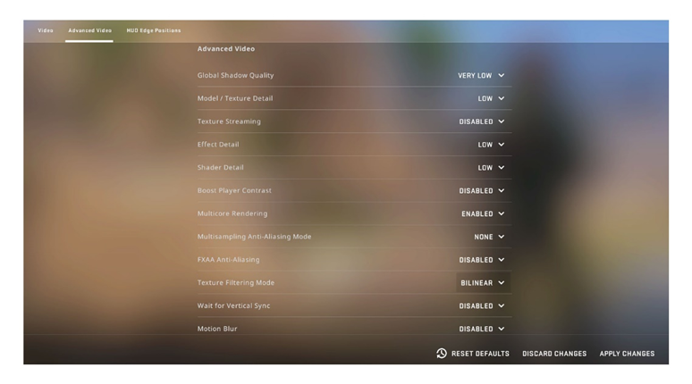 CS:GO/CS2 Pro Players Video and Graphic Settings