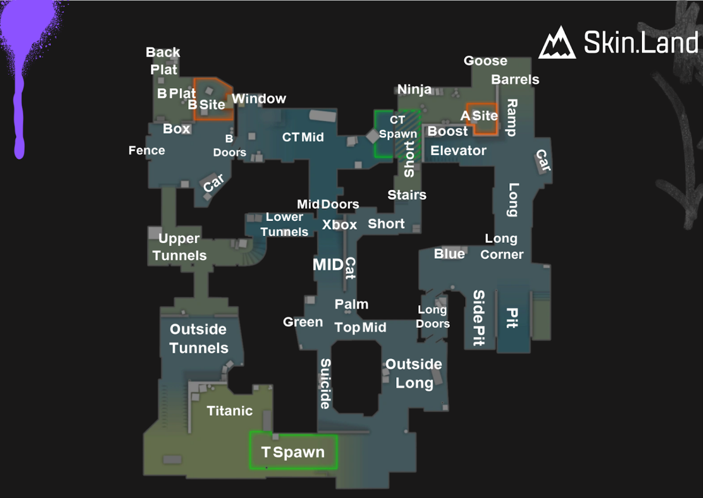 All New CS2 Dust 2 Map Callouts in 2025