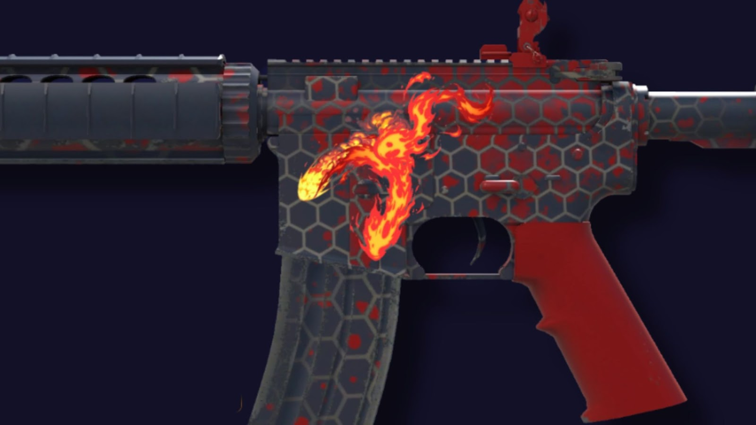 Fake M4A4 Howl Sticker Craft in CS2