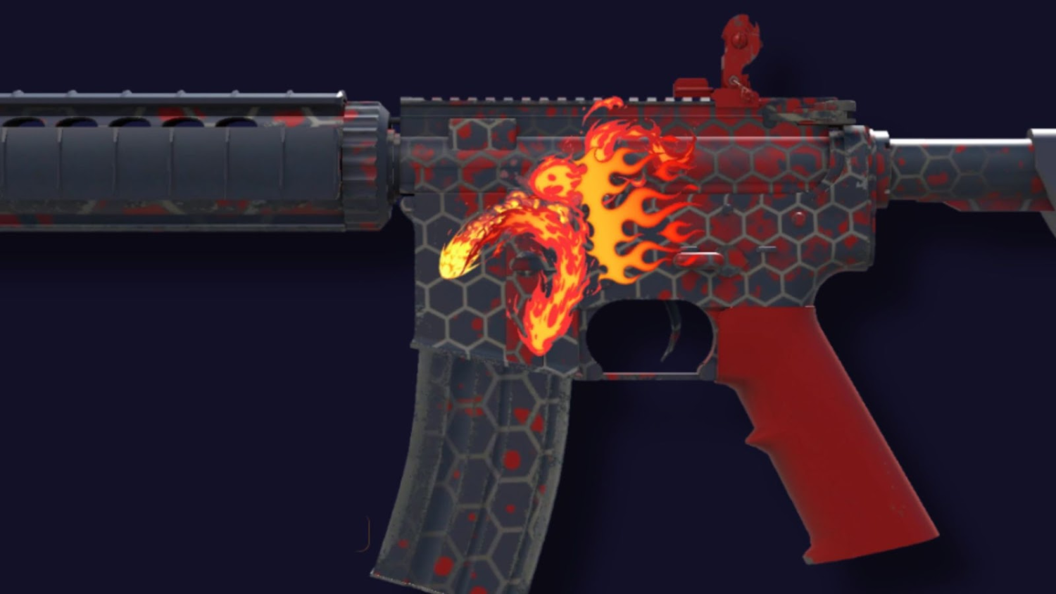 Fake M4A4 Howl Sticker Craft in CS2