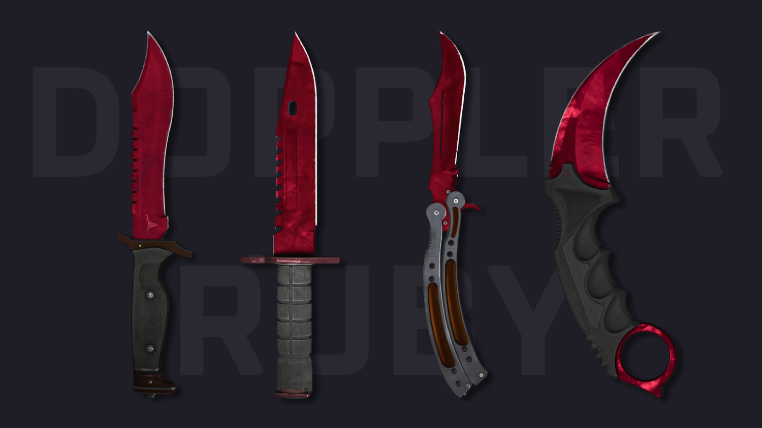 All CS:GO and CS2 Doppler Phases (1,2,3,4, Sapphire, Ruby, Black Pearl)