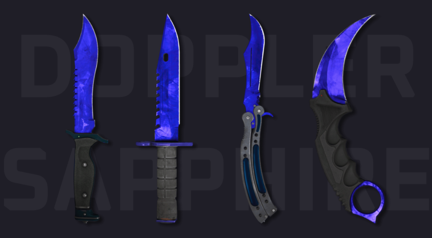 All CS:GO and CS2 Doppler Phases (1,2,3,4, Sapphire, Ruby, Black Pearl)