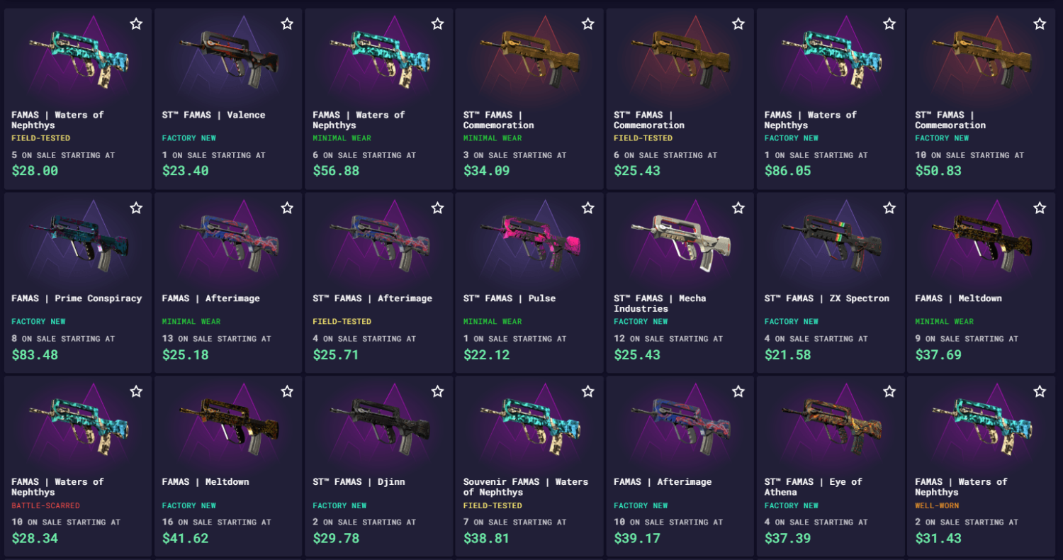 Lista de Niveles de Armas de CS:GO y CS2 en 2025