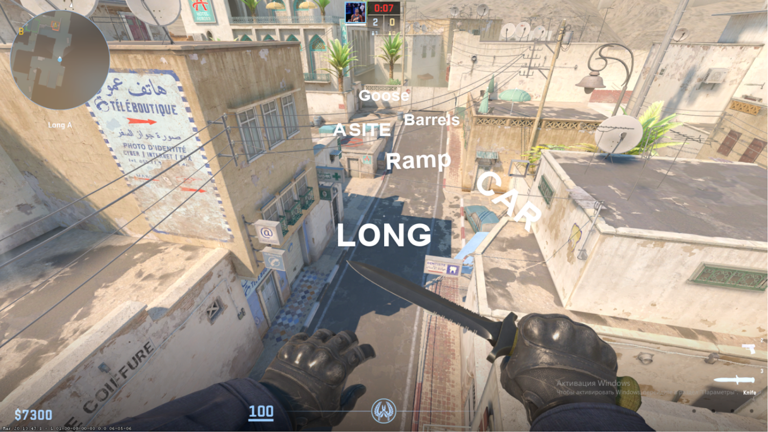 Tất cả các điểm gọi tên bản đồ Dust 2 CS2 mới trong 2025