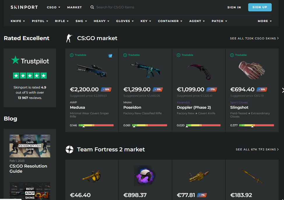 Best Sites to Buy and Sell CS:GO/CS2 Skins in 2026