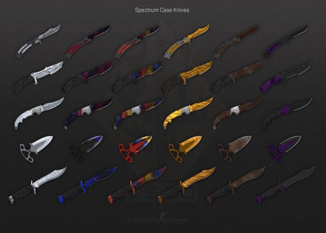What CS2 Knives Are in The Spectrum Case?