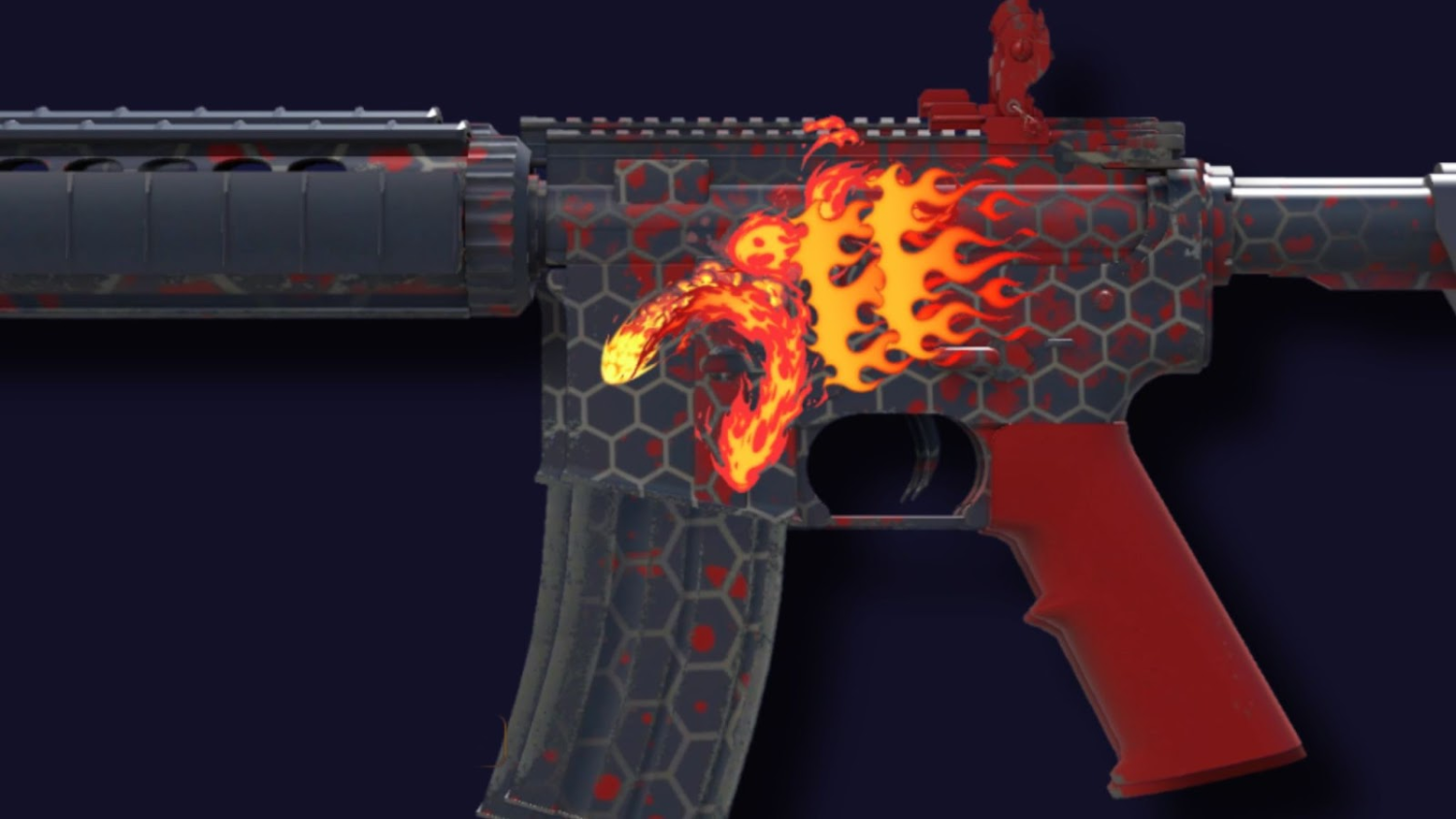 Fake M4A4 Howl Sticker Craft in CS2