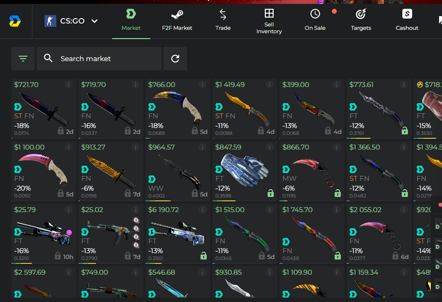 Best CS:GO/CS2 Skins Market (Marketplace) in 2025