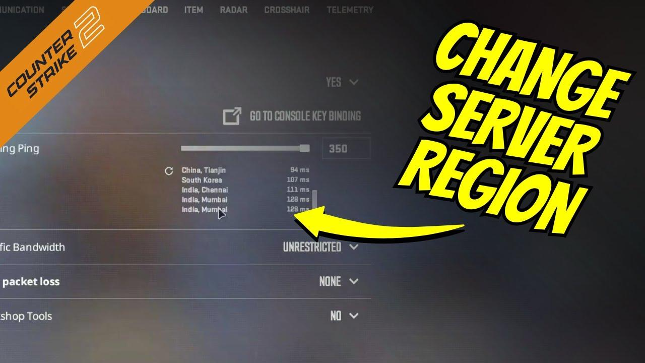 How to Change CS2 Game Server Region in 2025