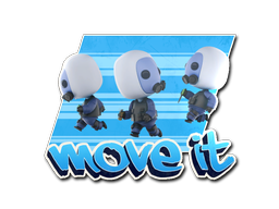 Buy Sticker | Move It – price from $0.22 - Buy skins on Skin.Land