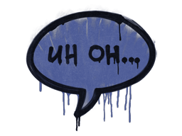 Buy Sealed Graffiti | Uh Oh (SWAT Blue) – price from $0.11 - Buy skins ...