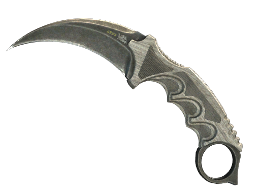 Buy ★ Karambit | Black Laminate (Battle-Scarred) – price from $1158.33 ...