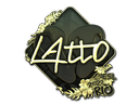 Buy Sticker | latto (Gold) | Rio 2022 – price from $7.10 - Buy skins on ...