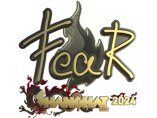 Buy Sticker | fEAR (Gold) | Shanghai 2024 – price from $2.15 - Buy ...