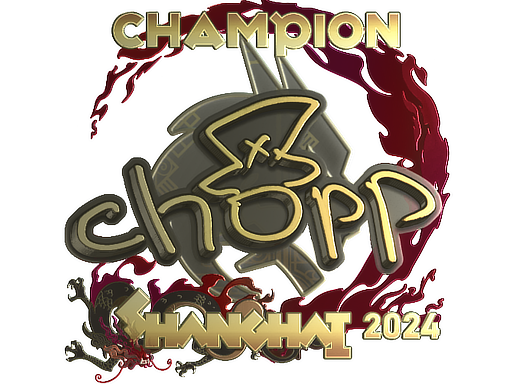 Buy Sticker | chopper (Gold, Champion) | Shanghai 2024 – price from $1. ...