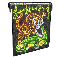 Buy Neon Jungle Rule Garage Door – price from $1.46 - Buy skins on Skin ...