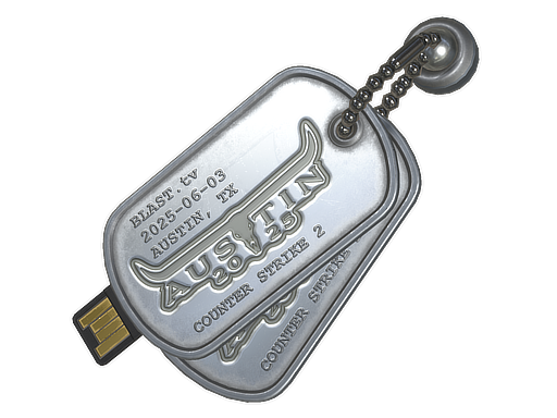 Kaufen Souvenir Charm | Austin 2025 Highlight | frozen Double Headshot ...