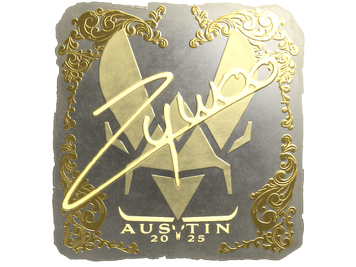 Compre Sticker | ZywOo (Gold) | Austin 2025 - preço de $30.57 - Compre ...