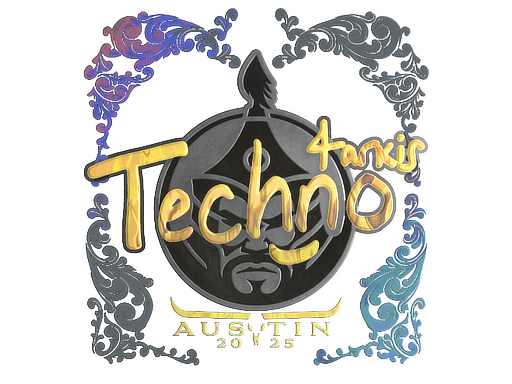 Acheter Sticker | Techno4K (Holo) | Austin 2025 - prix de $0.29 ...