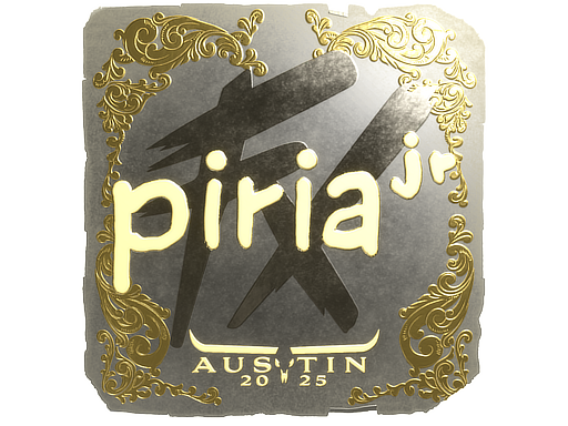 Buy Sticker | piriajr (Gold) | Austin 2025 – price from $2.27 - Buy ...