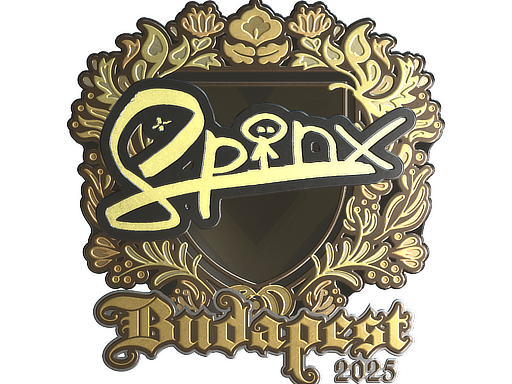 Comprar Sticker | Spinx (Gold) | Budapest 2025 - precio de $2.28 ...